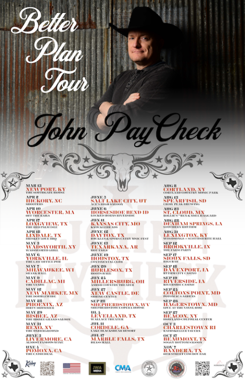 Country Artist John PayCheck & The Cavalry Band Add New Dates To Better ...